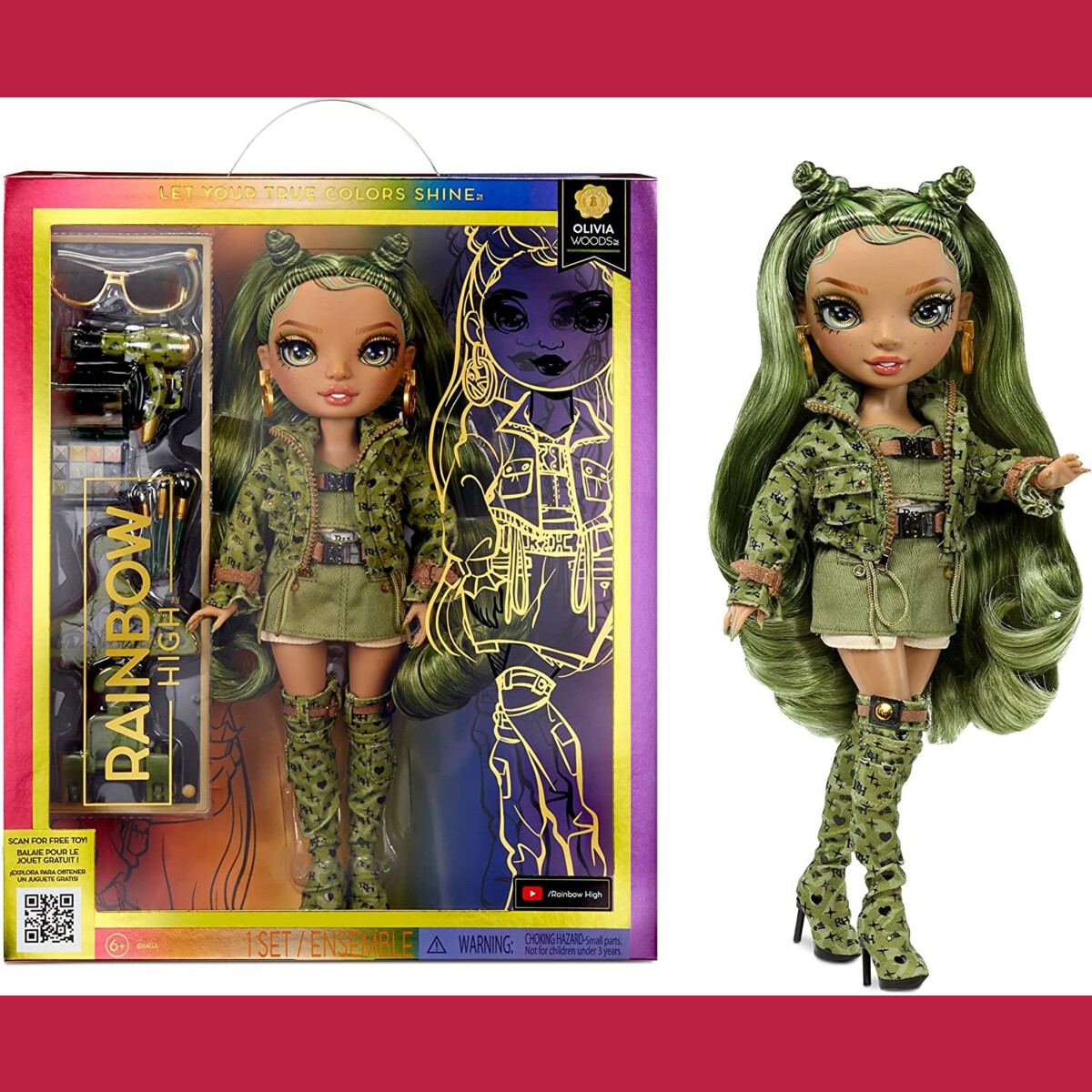 MGA Entertainment Rainbow High Olivia, Green Fashion (583141) Fashion ...