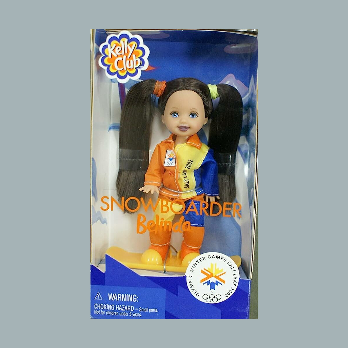 Mattel Barbie Kelly Club Snowboarder Belinda Winter Olymic Games Salt ...