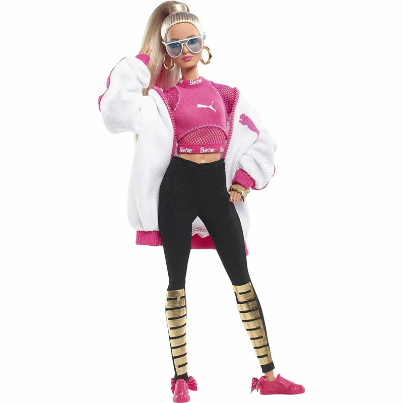 Mattel Barbie Puma Doll, White Jacket (DWF59) Puma series