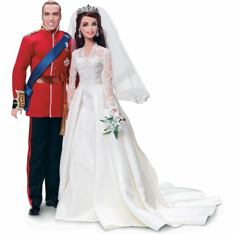 Mattel Barbie William and Catherine (Kate Middleton) Royal Wedding (W3420)