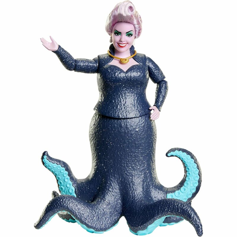 Mattel Disney Ariel, King Triton & Ursula Dolls, 3 Dolls Set (HND28 ...