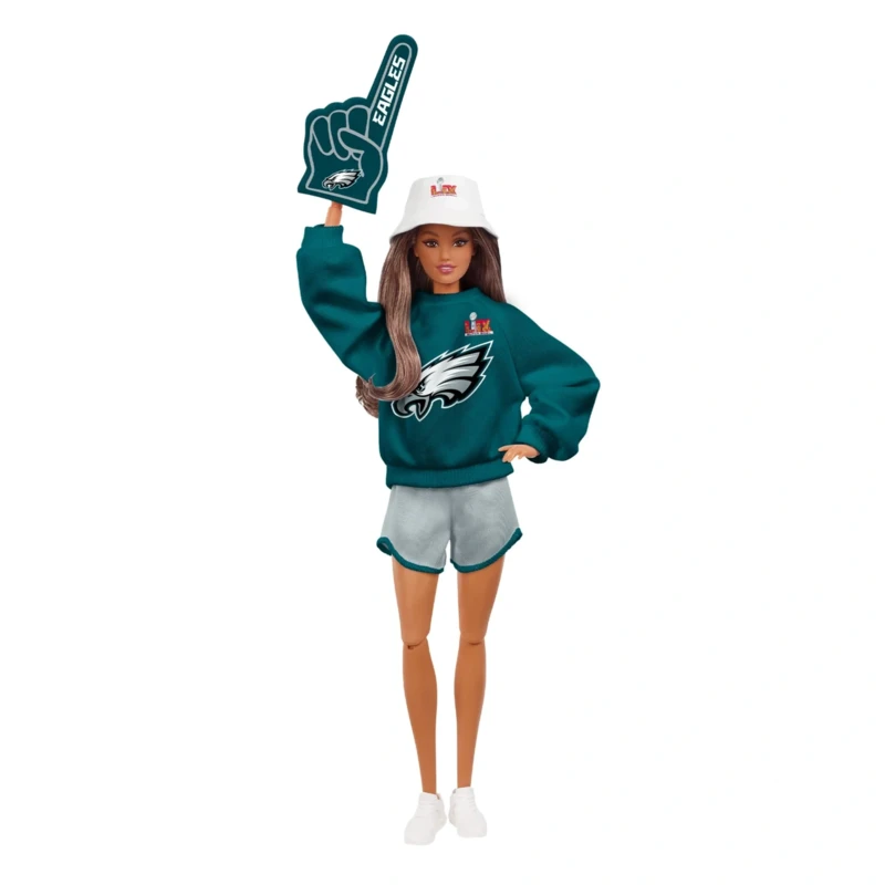 Mattel Barbie Super Bowl Eagles Doll 2 (JKG64) NFL Super Bowl series