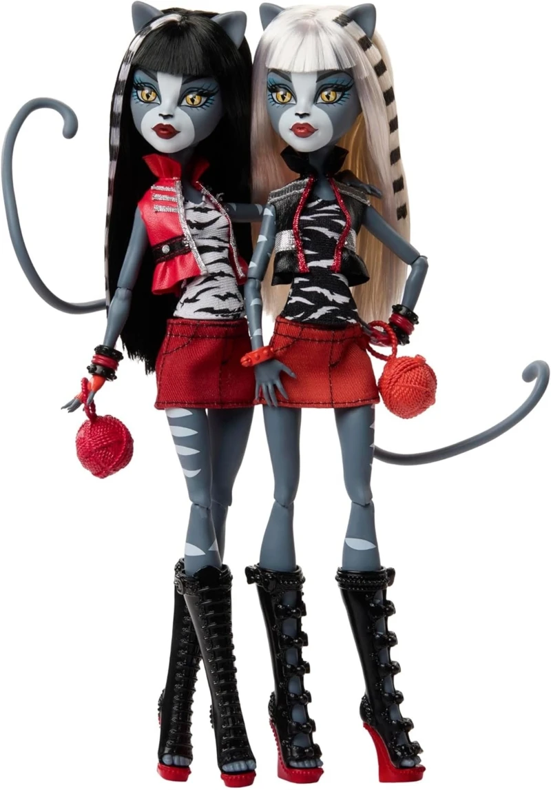 Mattel Monster High Meowlody & Purrsephone (HYV88) Boo-riginal ...
