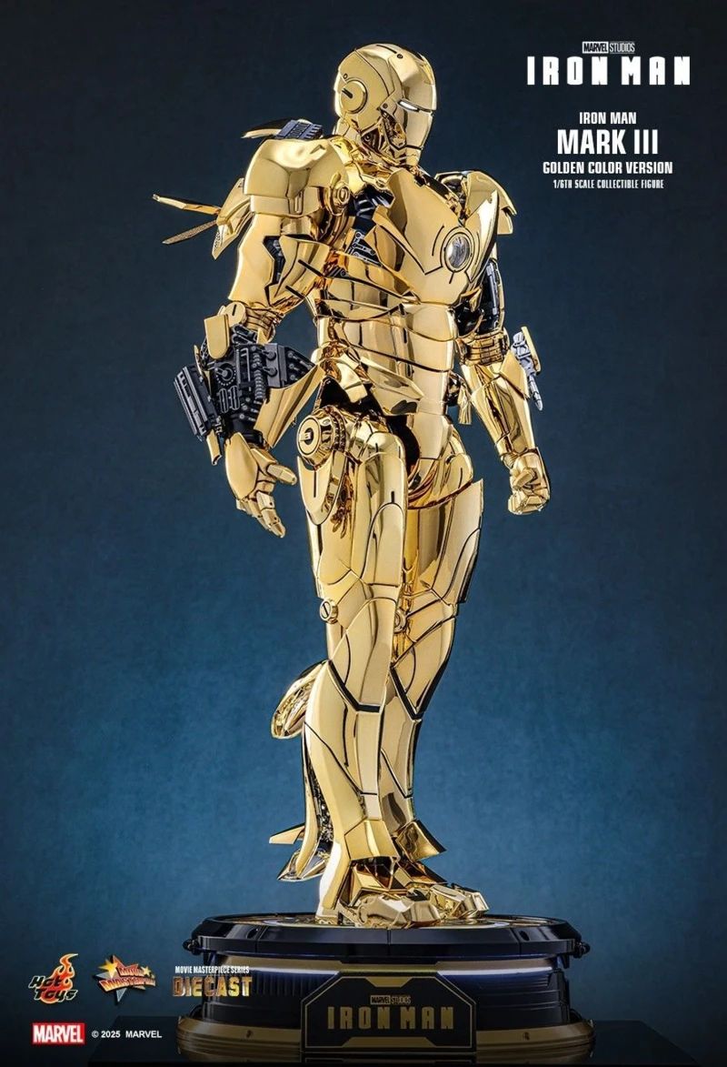 Hot Toys Iron Man Mark III (Golden Color Version) (MMS764D69) Iron Man ...