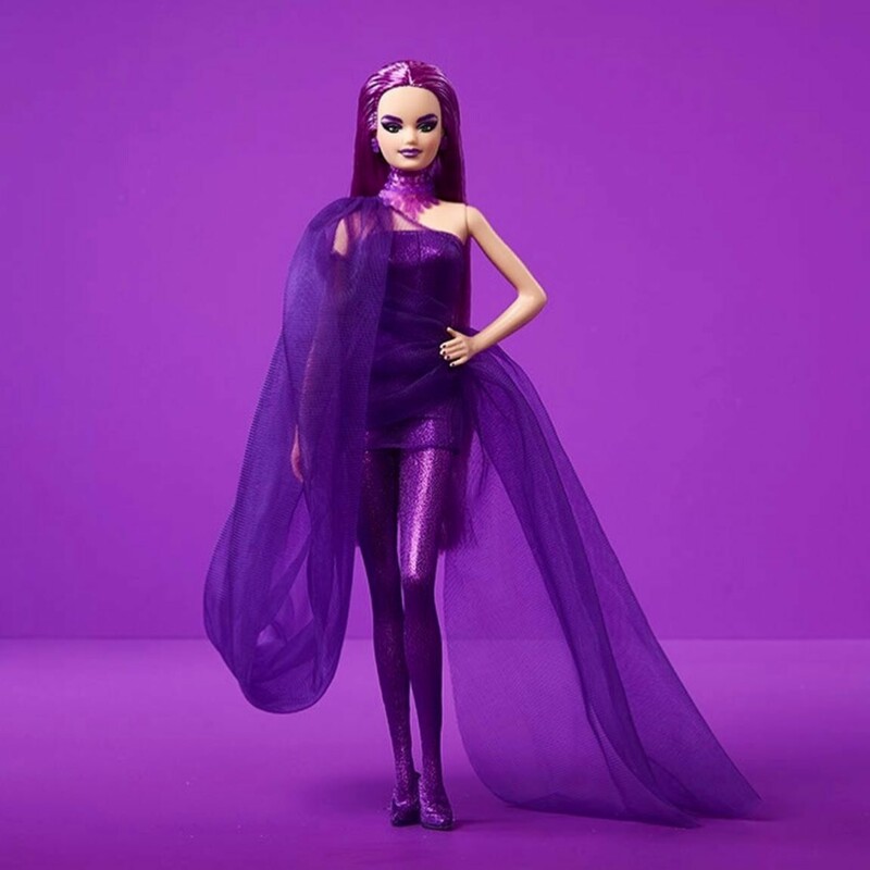 Mattel Barbie Purple, Chromatic Couture (HJX42) Chromatic Couture series
